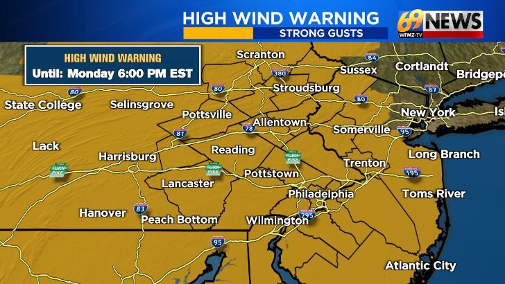 Watch out for 50-60mph wind gusts tonight through Monday - NewsBreak