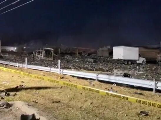 19-year-old killed by debris from massive industrial fire, series of ...