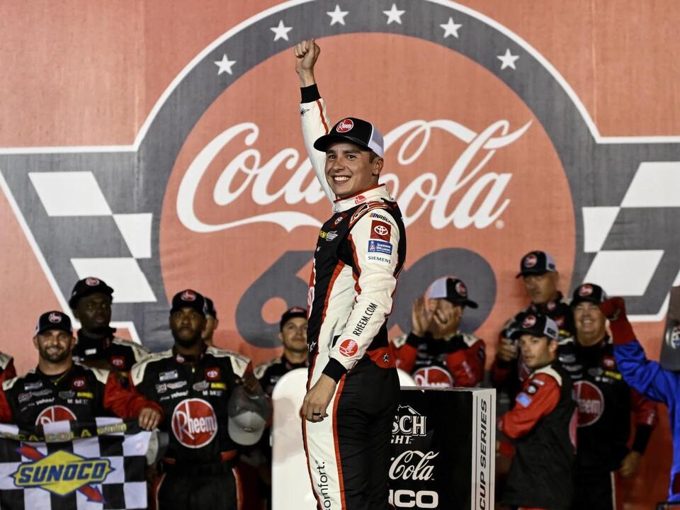 Christopher Bell wins the rain-shortened Coca-Cola 600 for his 8th ...