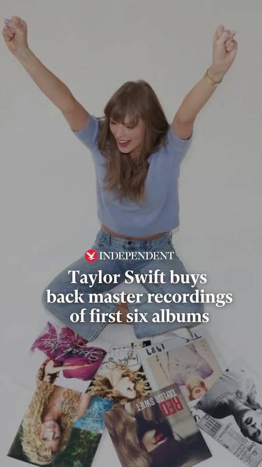 Taylor Swift revealed she is finally the owner of her entire life’s ...
