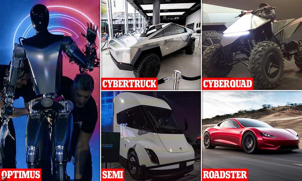 From a fridge-like Cybertruck to a self-driving Robotaxi: Bizarre tech ...