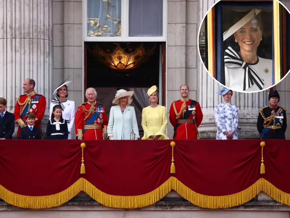 Kate Middleton appears on balcony alongside royal family during ...