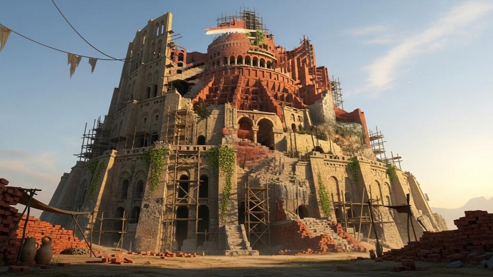 God didn't destroy the Tower of Babel; He just made them quit (Genesis ...