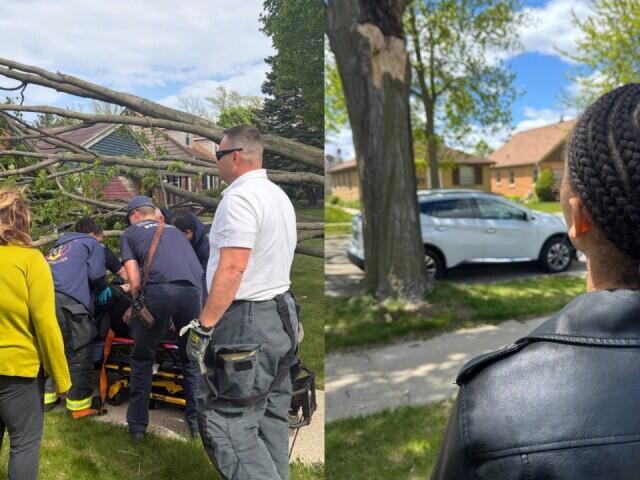 Milwaukee man injured saving pregnant stepdaughter from falling tree ...