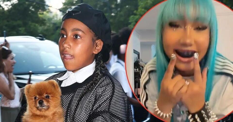 12-Year-Old North West Debuts Jaw-Dropping Bridge Piercing and Flaunts ...
