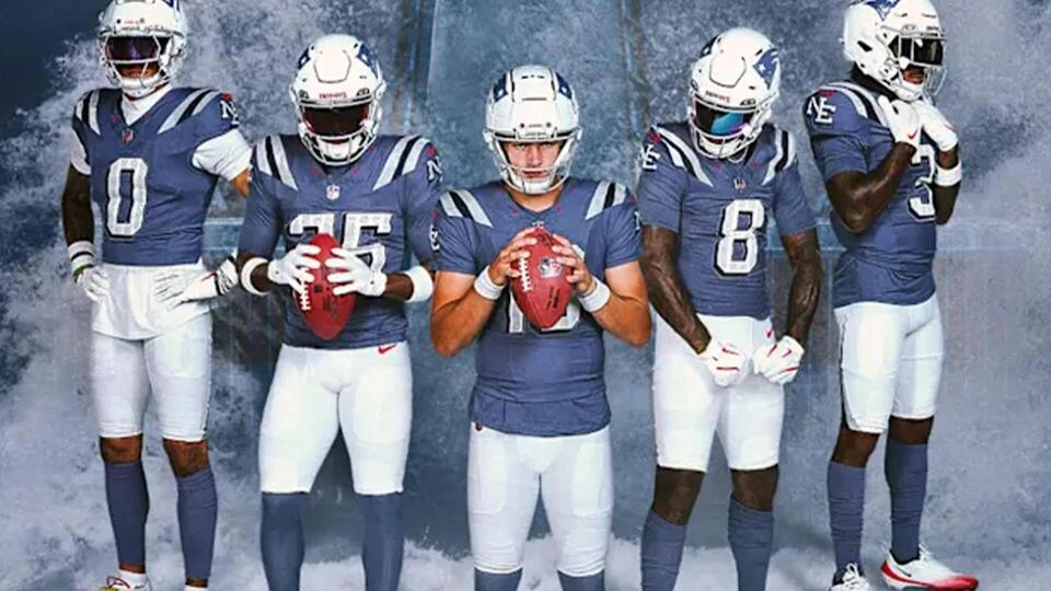 Ranking The 2025 NFL Rivalry Uniforms: No. 2 New England Patriots - NewsBreak