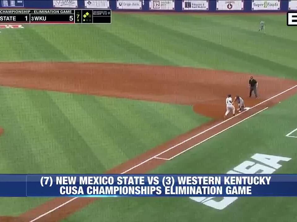 WKU Baseball eliminates New Mexico State, 8-2, to advance in CUSA ...