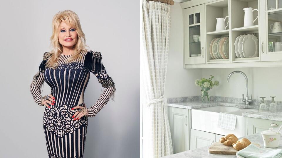 Dolly Parton’s White Kitchen Looks Calm and Minimal – Until You See the ...