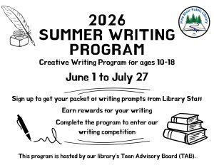 📚 Pine River Library Summer Writing Program for Ages 10–18 - NewsBreak