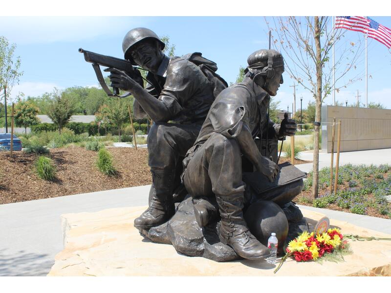 A Navajo Code Talker statue has been added at the Utah Veterans ...