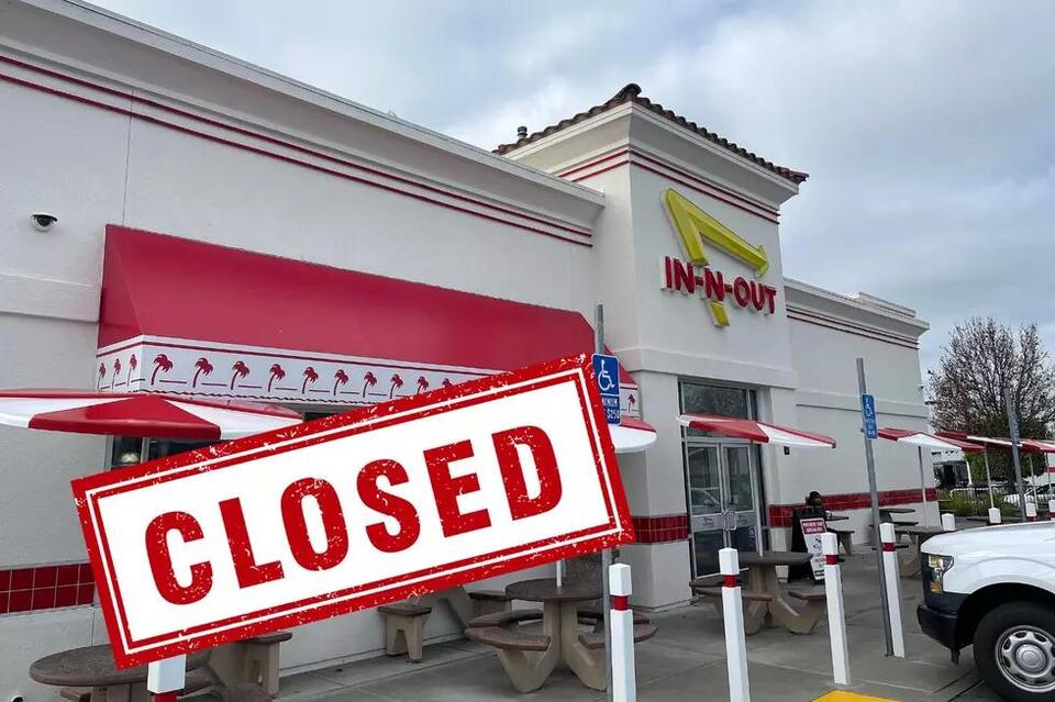 Unexpected: In-N-Out Burger Now Closes First Restaurant, Texas ...
