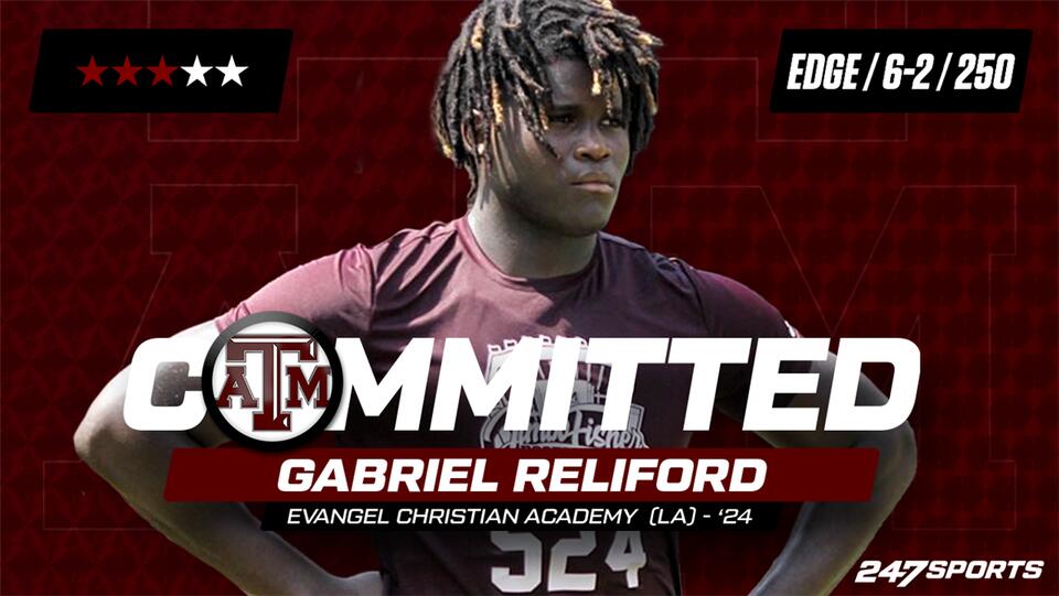 Texas A&M lands commitment from fast-rising edge Gabriel Reliford ...