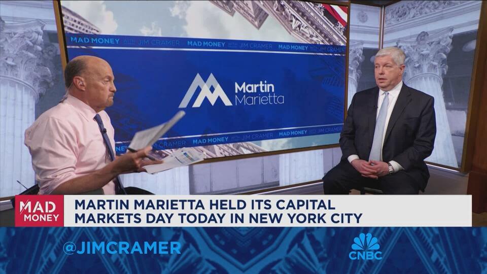 Martin Marietta CEO Ward Nye sits down with Jim Cramer - NewsBreak