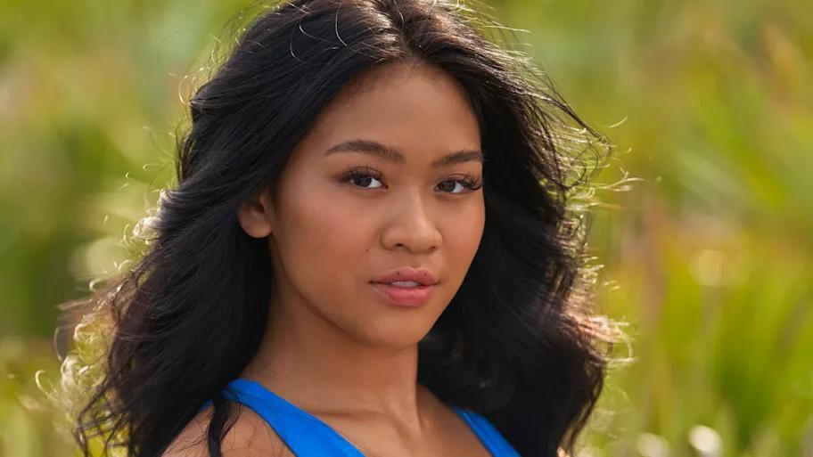 Suni Lee stuns in blue one-piece 2025 SI Swimsuit Issue, talks move to ...
