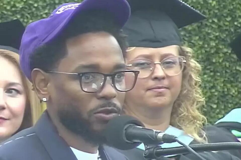 Kendrick Lamar Surprises Graduates With Inspiring Speech at Compton ...