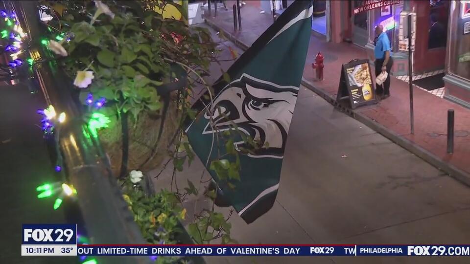Eagles fans living in New Orleans welcome Birds fans from everywhere ...