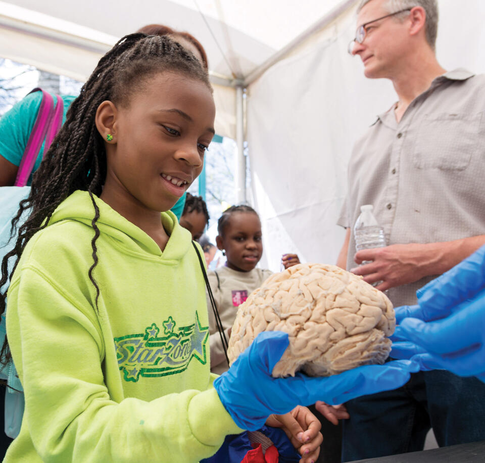 Hold a real human brain at the bigger-than-ever Atlanta Science ...