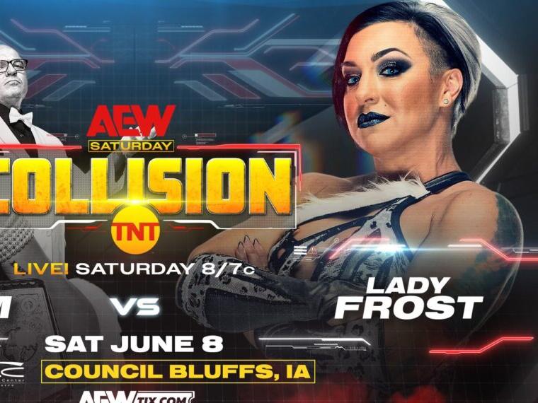 Toni Storm vs. Lady Frost Added To June 8th AEW Collision, Updated Lineup