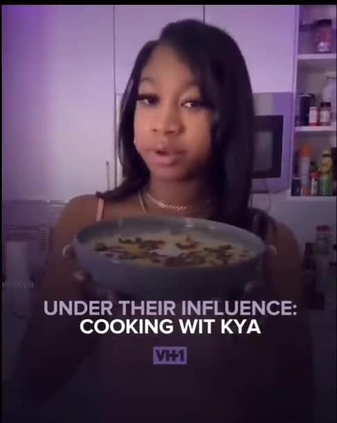 this is KYA who's going viral for her delicious cooking on social media ...