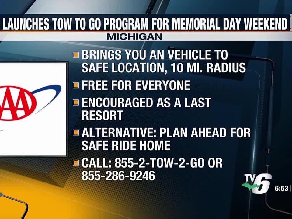 Tow to Go launched for Memorial Day travelers