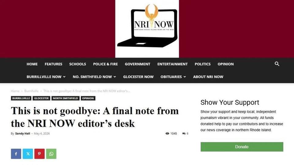 Valley Breeze newspaper acquires news site NRI Now - NewsBreak