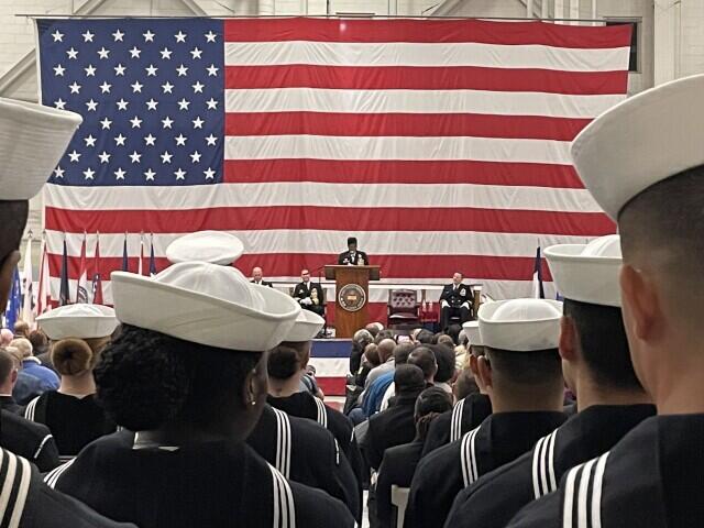 First Black female commanding officer sworn in at Naval Station Norfolk ...
