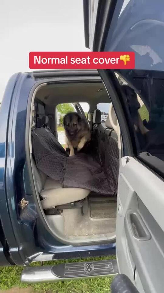 Have you heard of a hard bottom seat cover They solve car anxiety ...