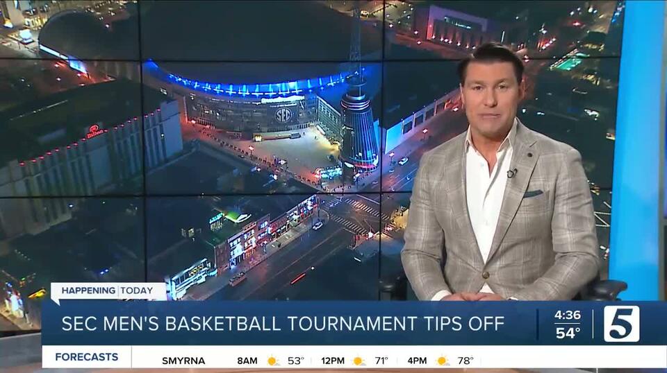 SEC Men's Basketball Tournament kicks off Wednesday at Bridgestone ...