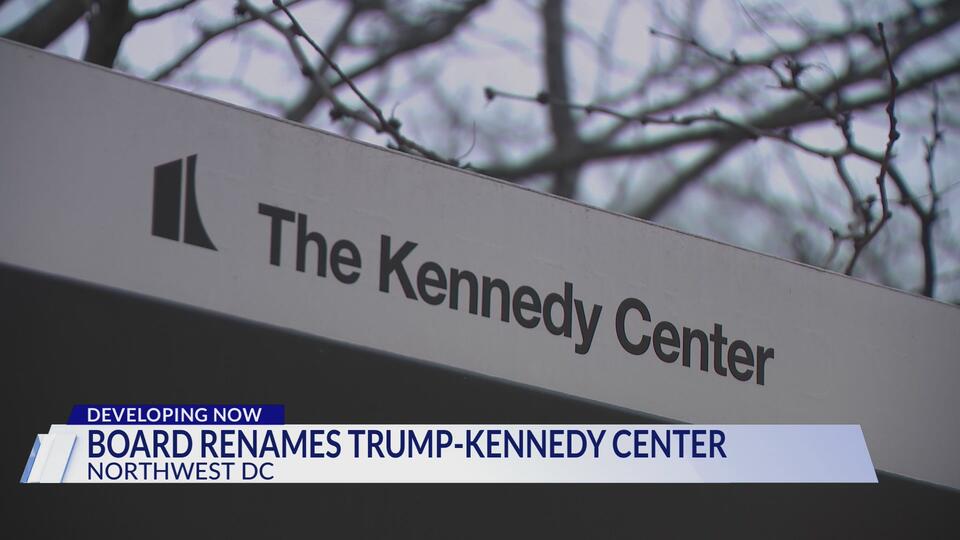 Trump name added to Kennedy Center - NewsBreak