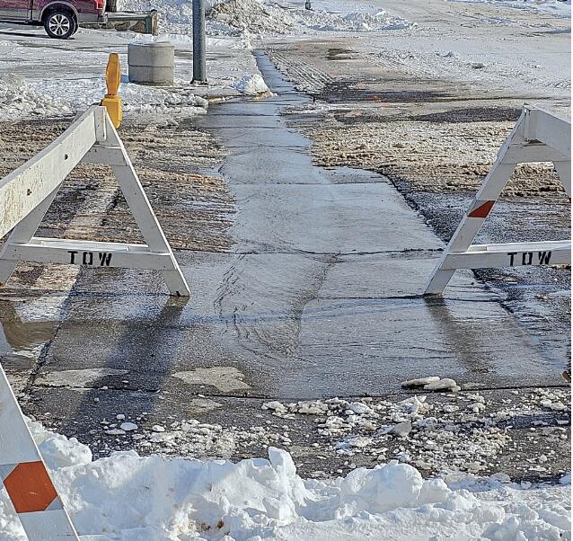 Prolonged sub-zero temperatures cause power outage and burst water main ...