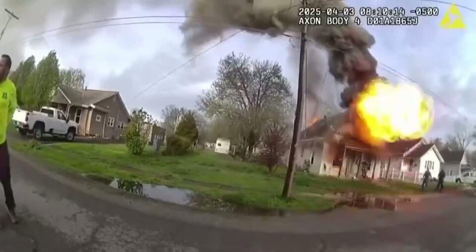 NEW: Massive house explosion and fire in Christopher, Illinois as crews ...