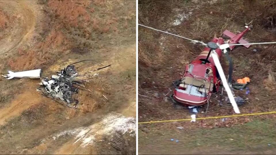 1 killed, another injured after 2 helicopters collide and crash in ...