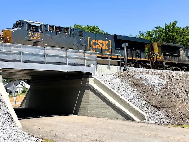 Olive Road bridge sees new look; improvements continue