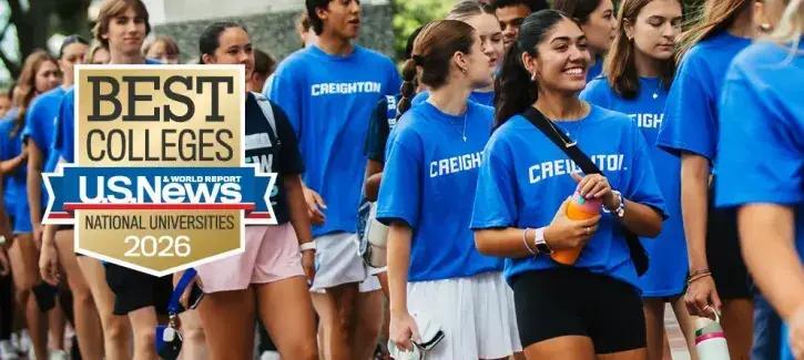 Creighton earns top 50 rankings in U.S. News “Best Colleges” 2026 ...