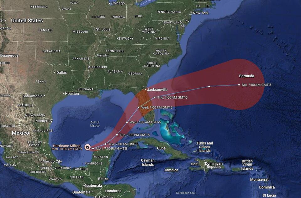 Hurricane Milton Hits Category 5: Florida Braces for Impact Amid Fresh Evacuation Orders - NewsBreak