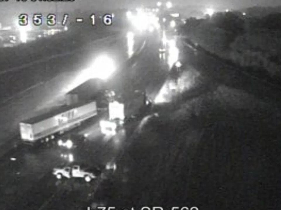 Semi Involved Crash Closes I 75 Northbound For Hours