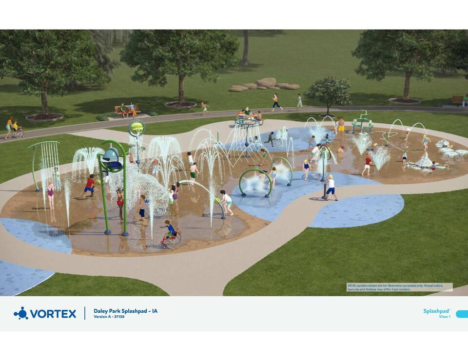 Splash pad with almost 40 water features coming to Ames in 2026. Find ...