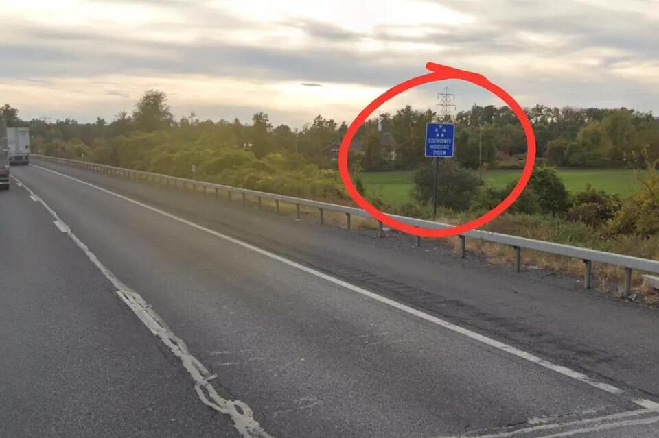 Meaning Behind These Tiny Signs on the New York Thruway - NewsBreak
