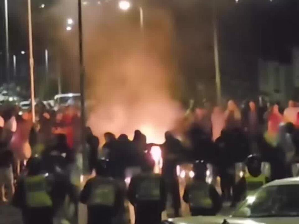 Unrest broke out in Ely, Cardiff after two teen boys ‘on scooter’ were ...