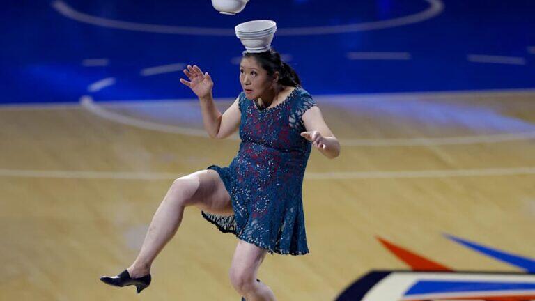 Red Panda takes over ESPN broadcast during Duke-Kansas college ...