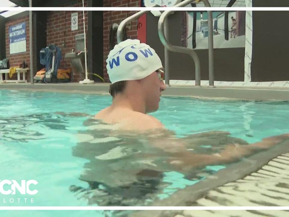 Hough HS graduate wins swim-off for potential spot in Paris Olympics