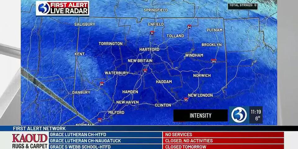 FORECAST: Snow rates pick up as of 11:20 a.m. on Sunday - NewsBreak