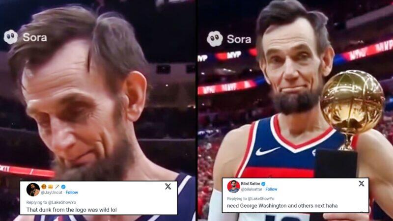NBA Fans Are Tripping Out Over Viral AI Clip Imagining Abraham Lincoln ...