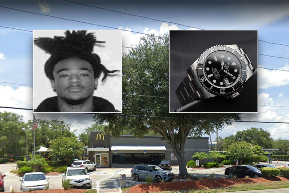 Armed trio rob man of $8,000 Rolex at Ponte Vedra Beach McDonald’s ...