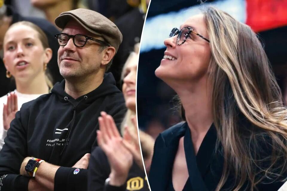 Kylie Kelce, Jason Sudeikis headline star-studded Iowa-UConn March ...