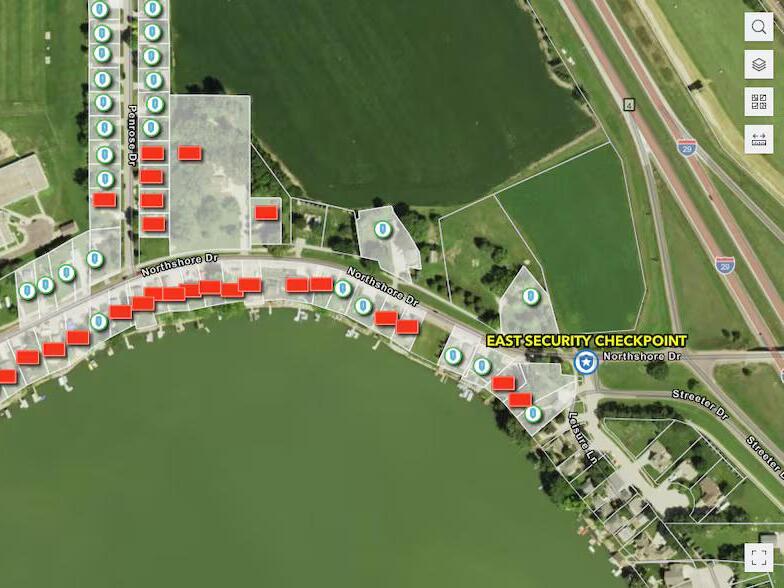 New interactive map shows the number of homes damaged in McCook Lake flooding