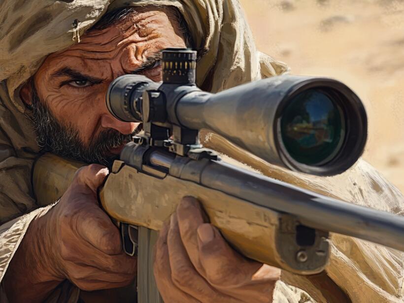 The legendary 'Hawk Eye' sniper who inspired countless Iraqi soldiers ...