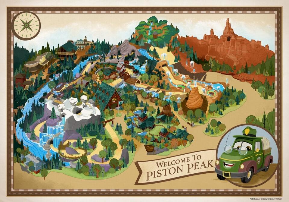 Aerial View of Piston Peak National Park Reveals First Concrete Forms ...