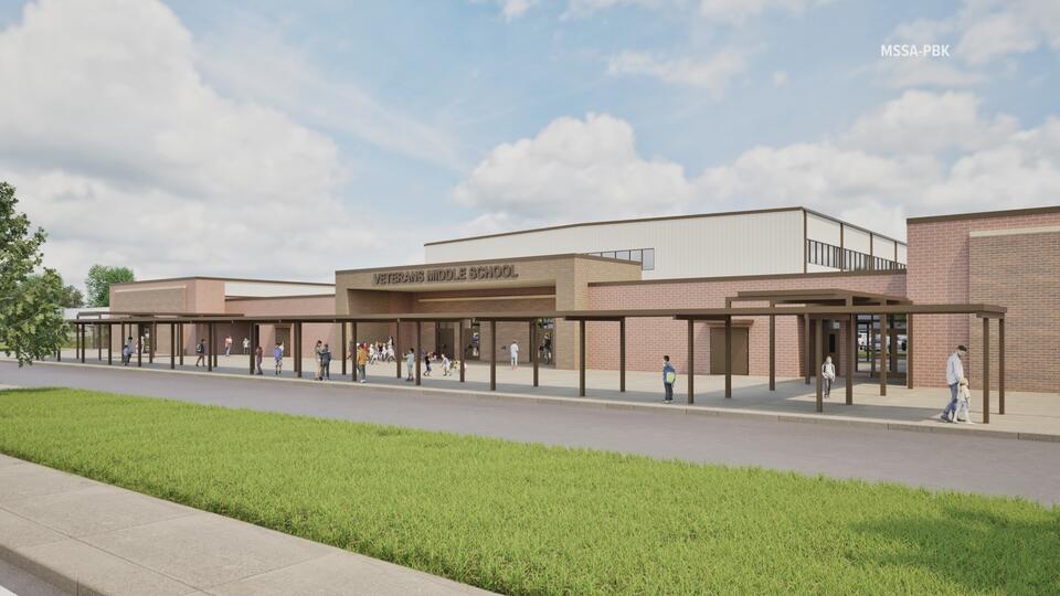 New Veterans Middle School construction set to start with $55M budget ...