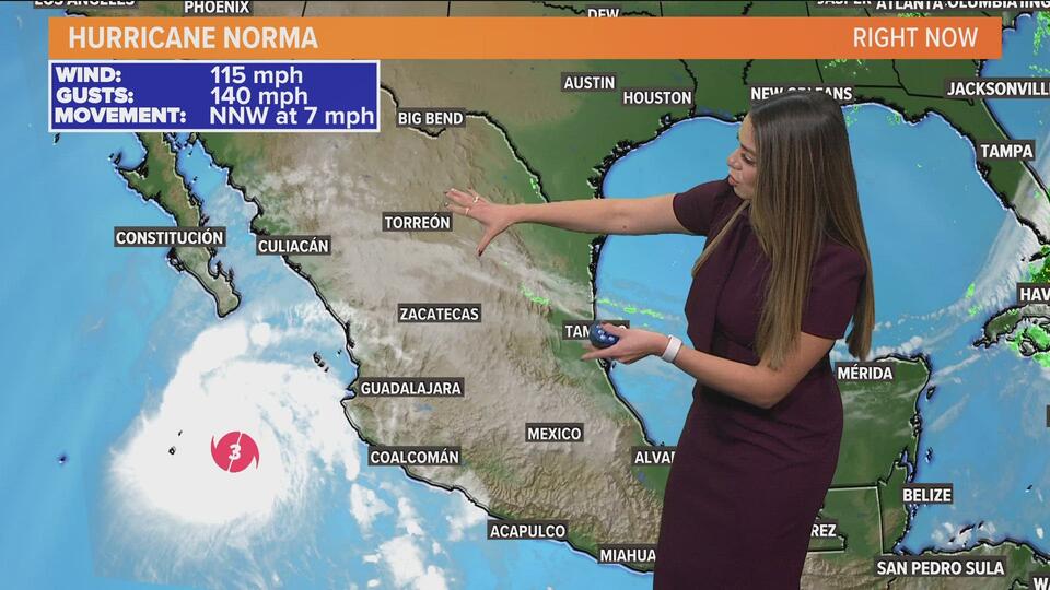 Hurricane Norma tracker: What it means for Texas - NewsBreak